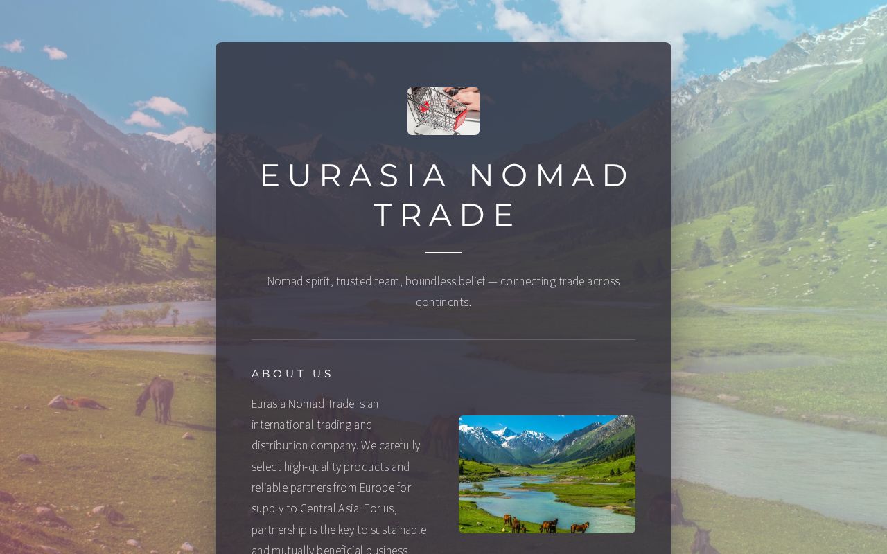 Eurasia Nomad Trade